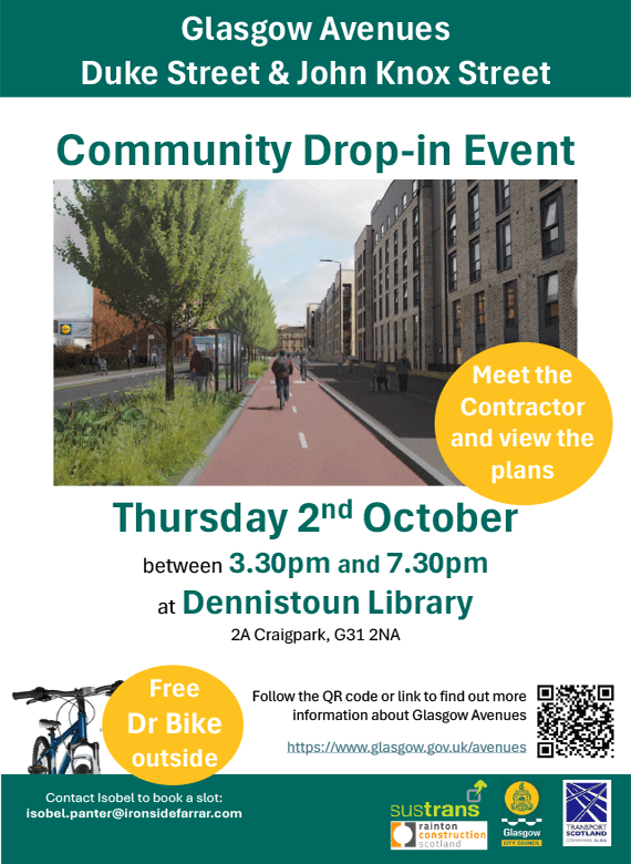 Dennistoun-Library-Community-Drop-in-Event-Poster – GoBike